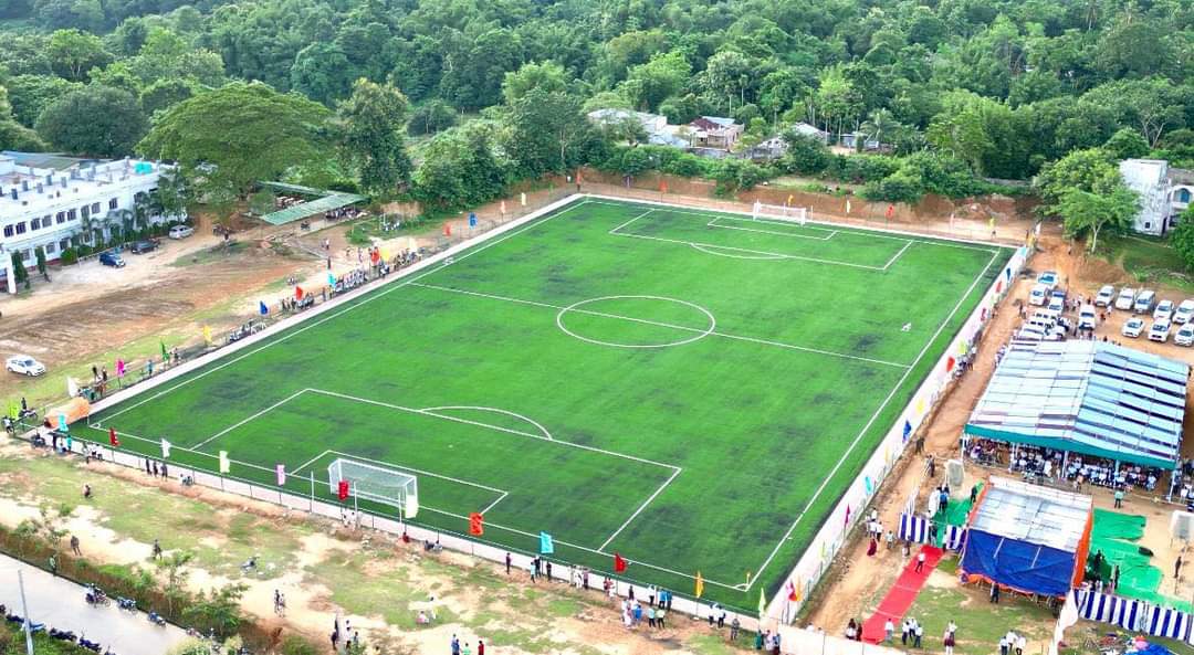 Construction of Synthetic Turf Football Ground at Sudhanya Debbarma ...